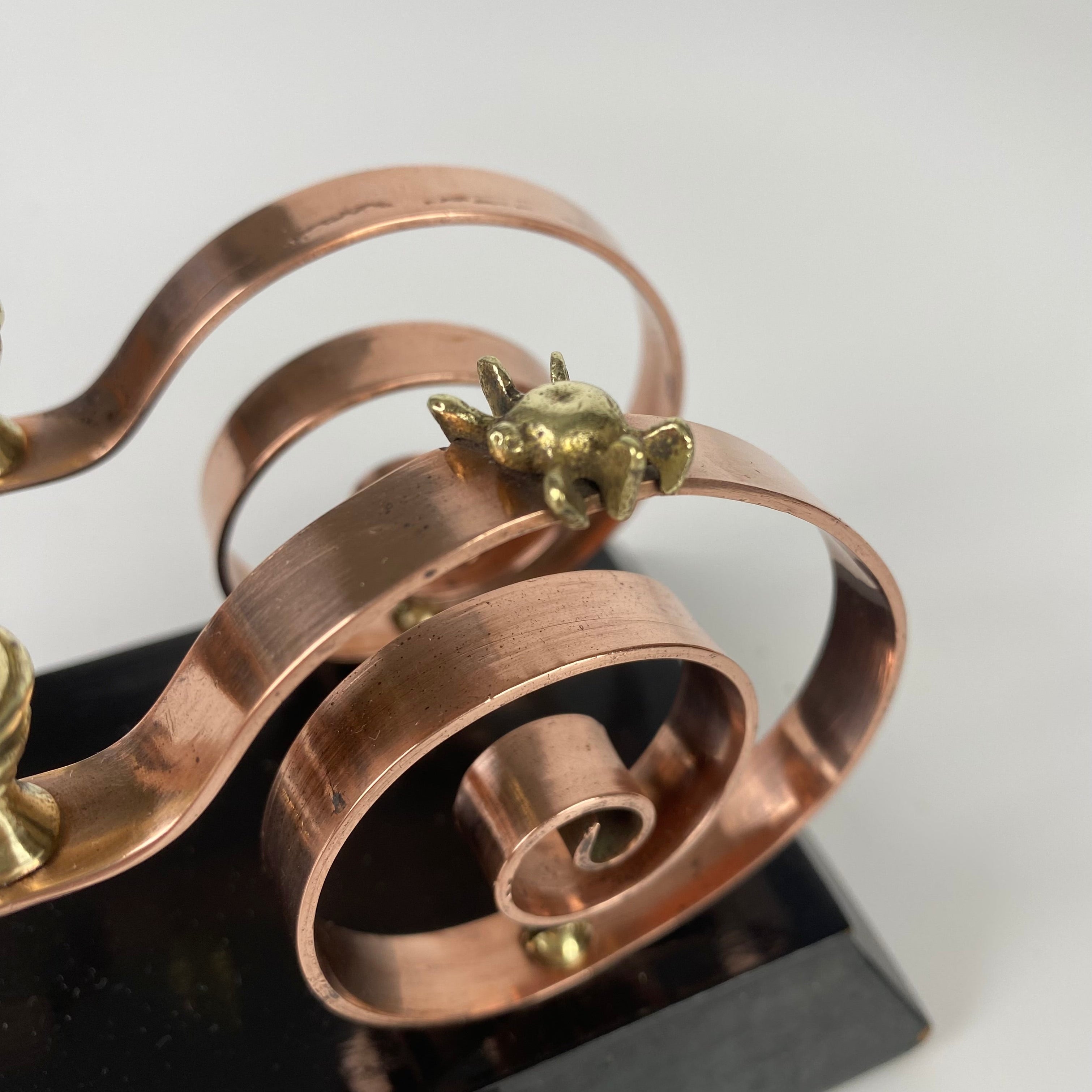 William Tonks & Co. Circa 1920s-30s Copper Scrolling Letter Rack – Lowfields Barn Antiques